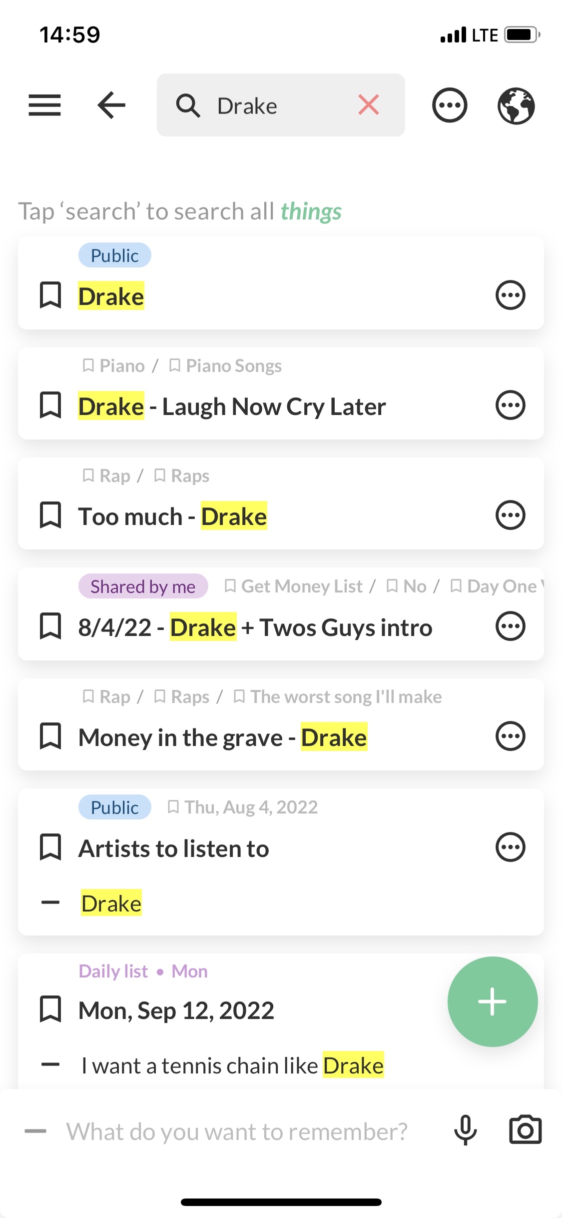 How search works in Twos - Twos