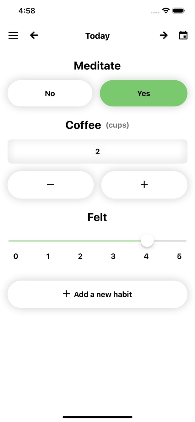 Aware Free Daily Activity Tracker