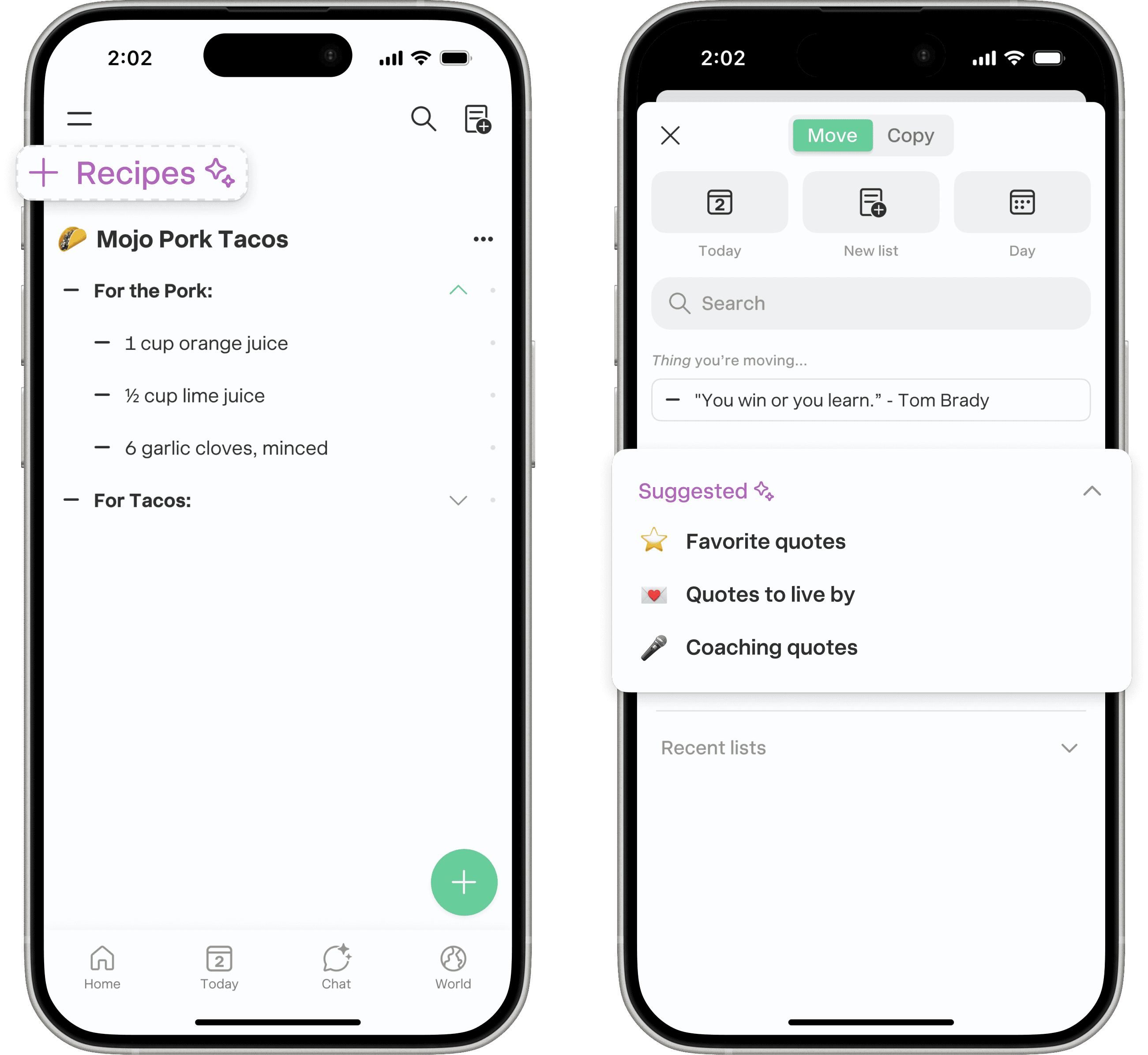 Twos: Remember & Share *Things*