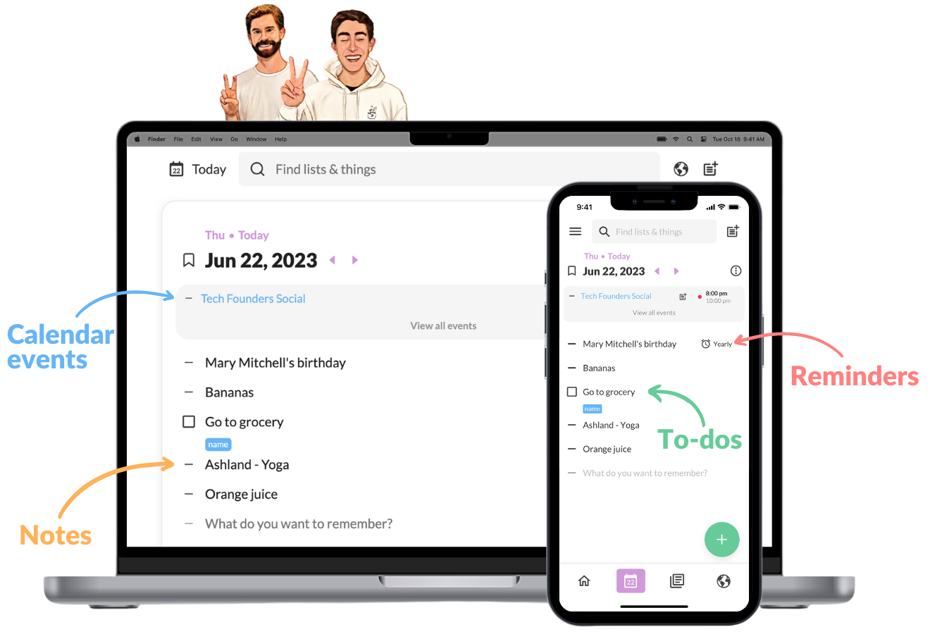 Twos App Syncs Across Multiple Devices
